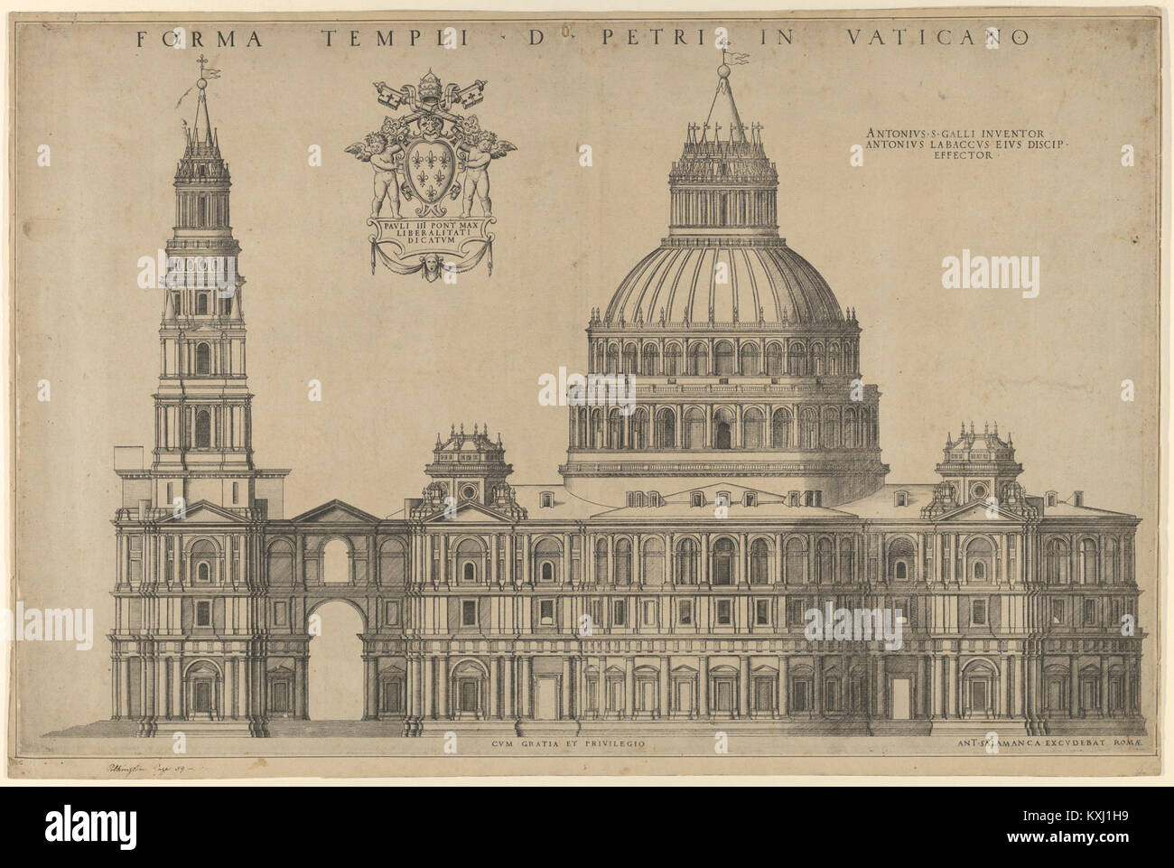Plan of st peter's hi-res stock photography and images - Alamy