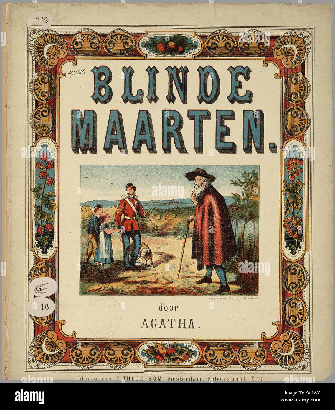 This image depicts Blinde Maarten, likely a historical or artistic reference to a figure named ...