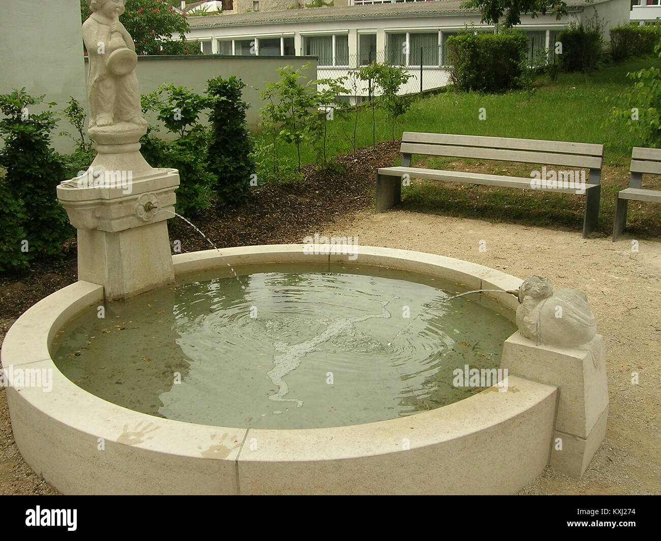 The fountain 'Am Graben' in Eichstätt, Germany, is a notable landmark ...