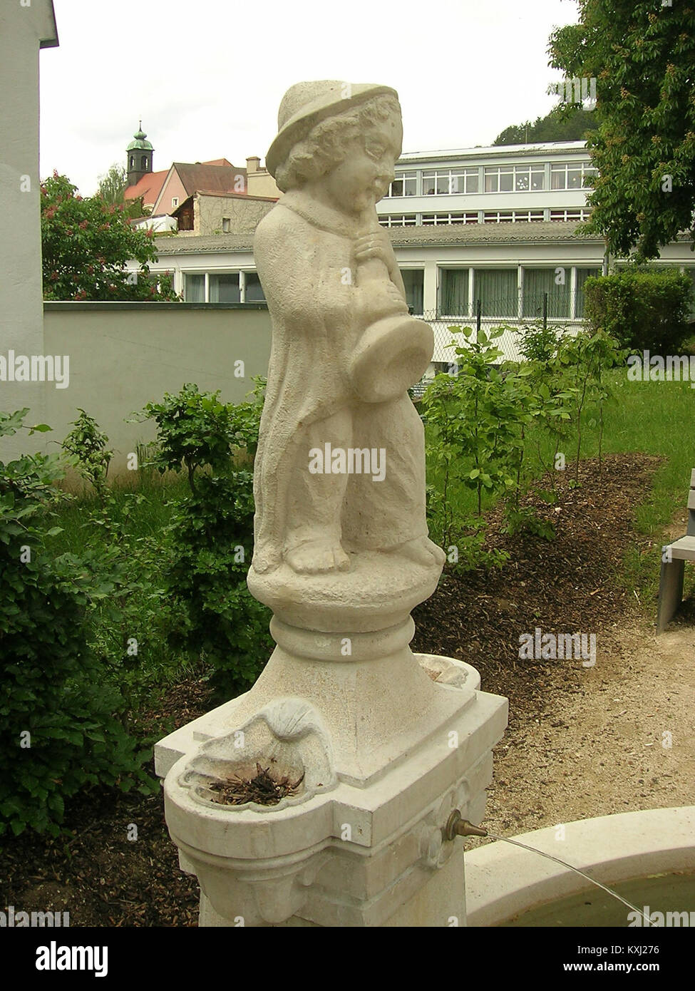 This refers to a fountain figure located in Am Graben, Eichstätt, a ...
