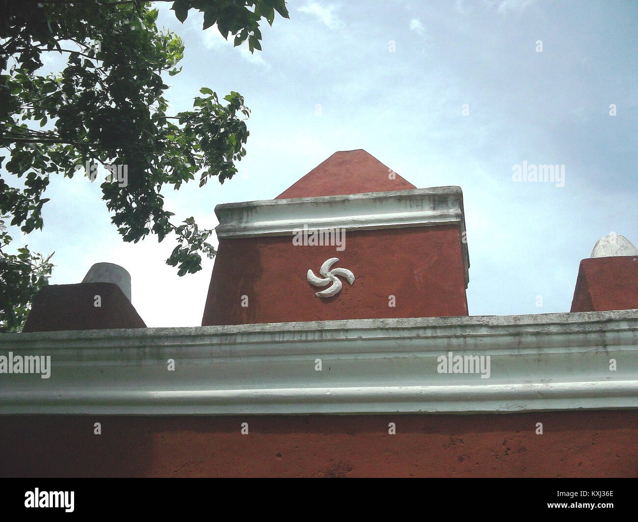 A photograph of Bacne-Ceh, a location in the Yucatán region of Mexico ...