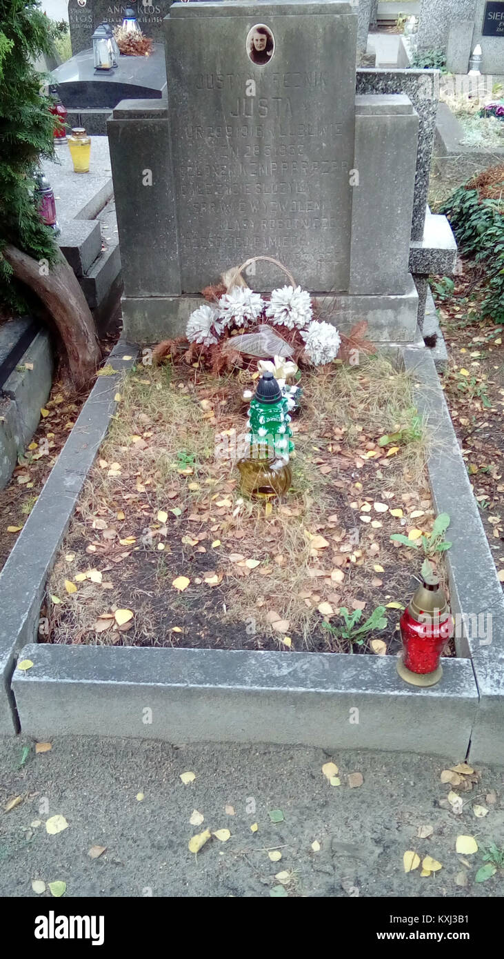 Benjamin Wajsblech nieoznaczony grób Stock Photo - Alamy