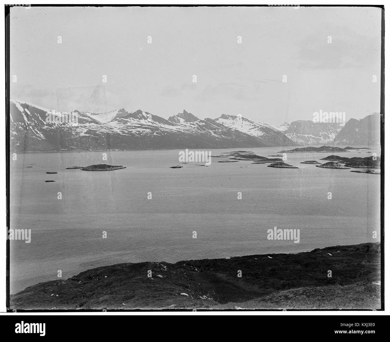The Bergsøyene islands in the Ertn area, Troms County, Norway, are ...