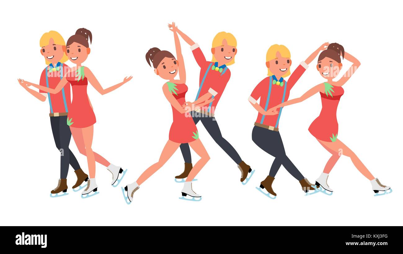 Pirouette ice skating Stock Vector Images - Alamy