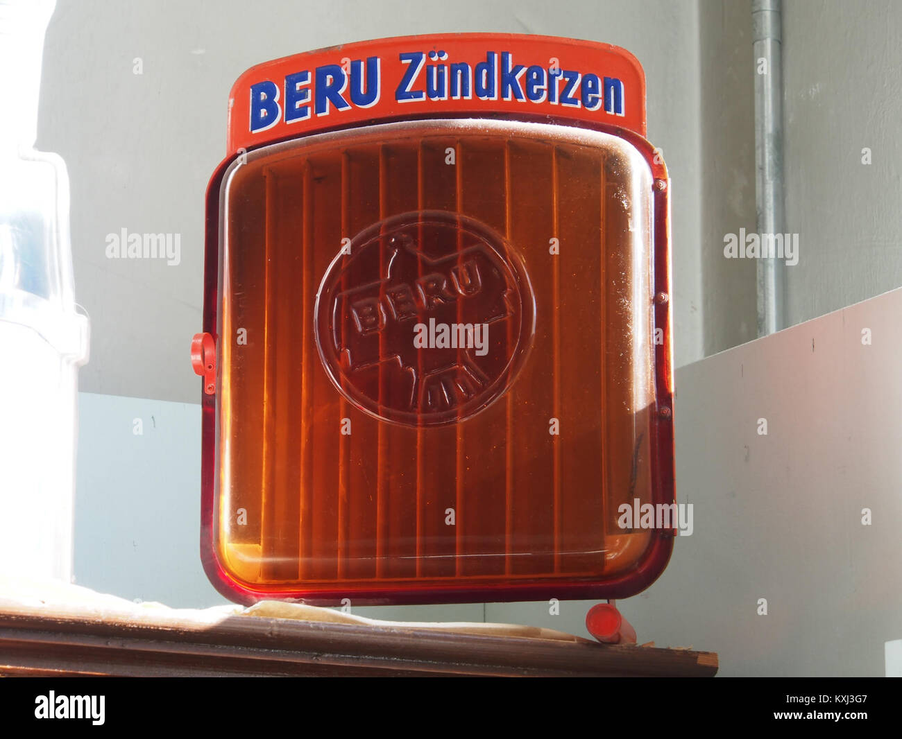 The Beru spark plug container is a historical item from the Auto ...