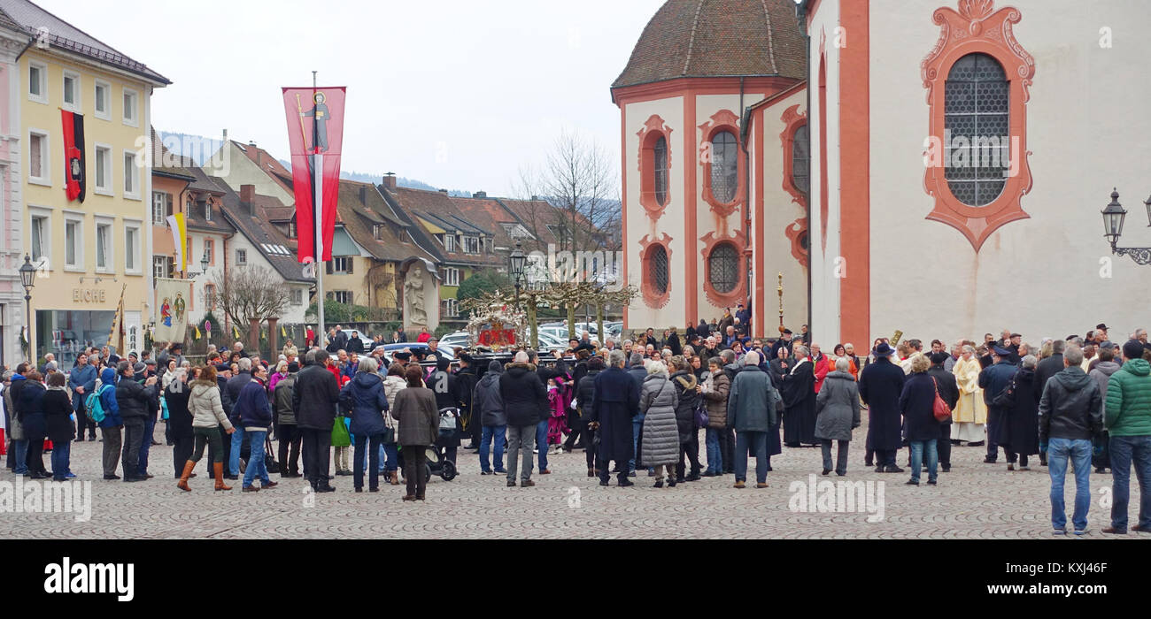 The Fridolinsprozession in Bad Säckingen is a traditional religious ...