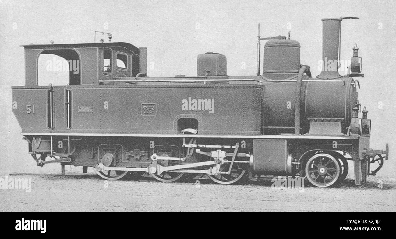 The photograph illustrates the steam-railway line that once linked ...