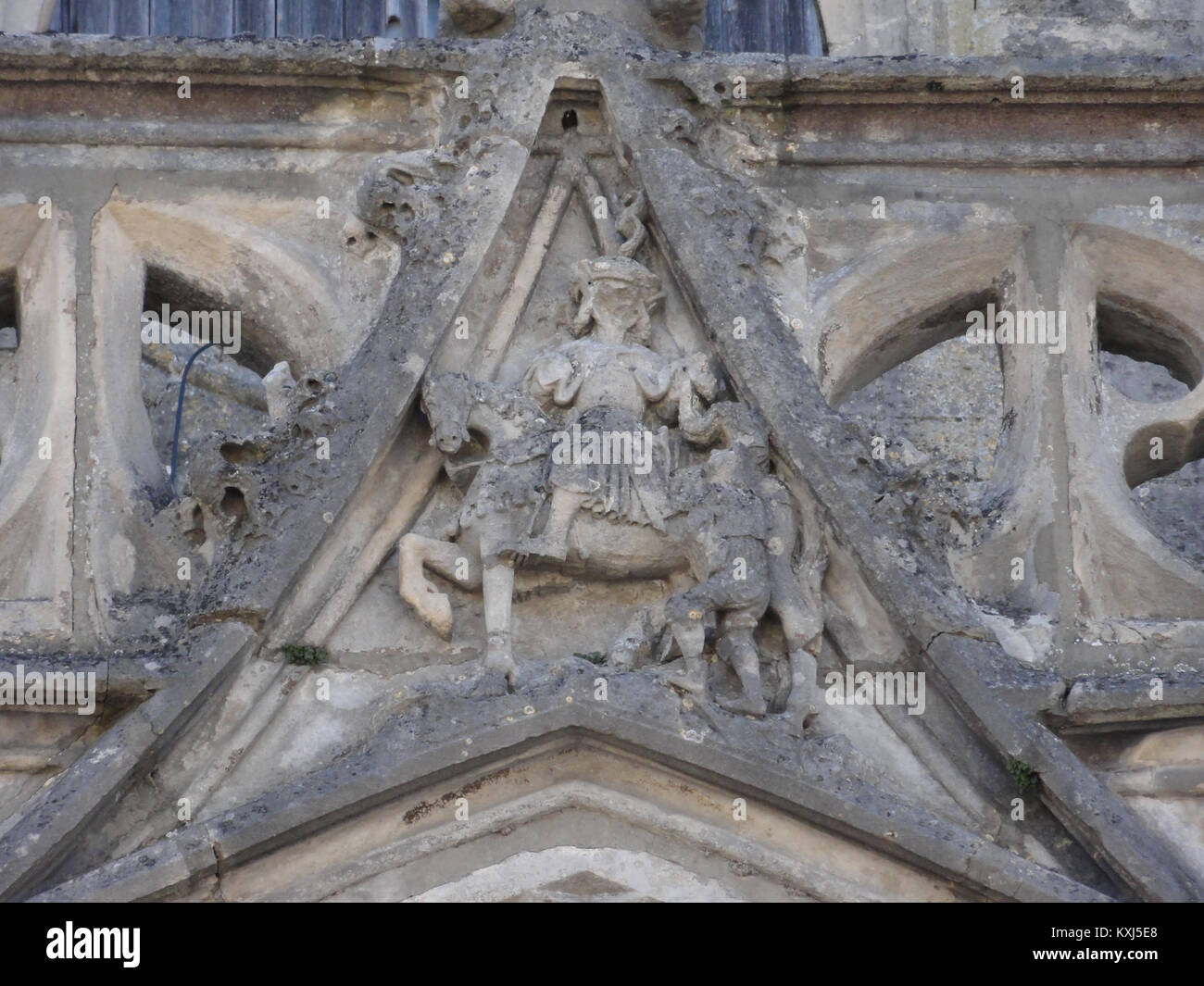 This image shows the exterior of Ancerville Church in Meuse, France ...