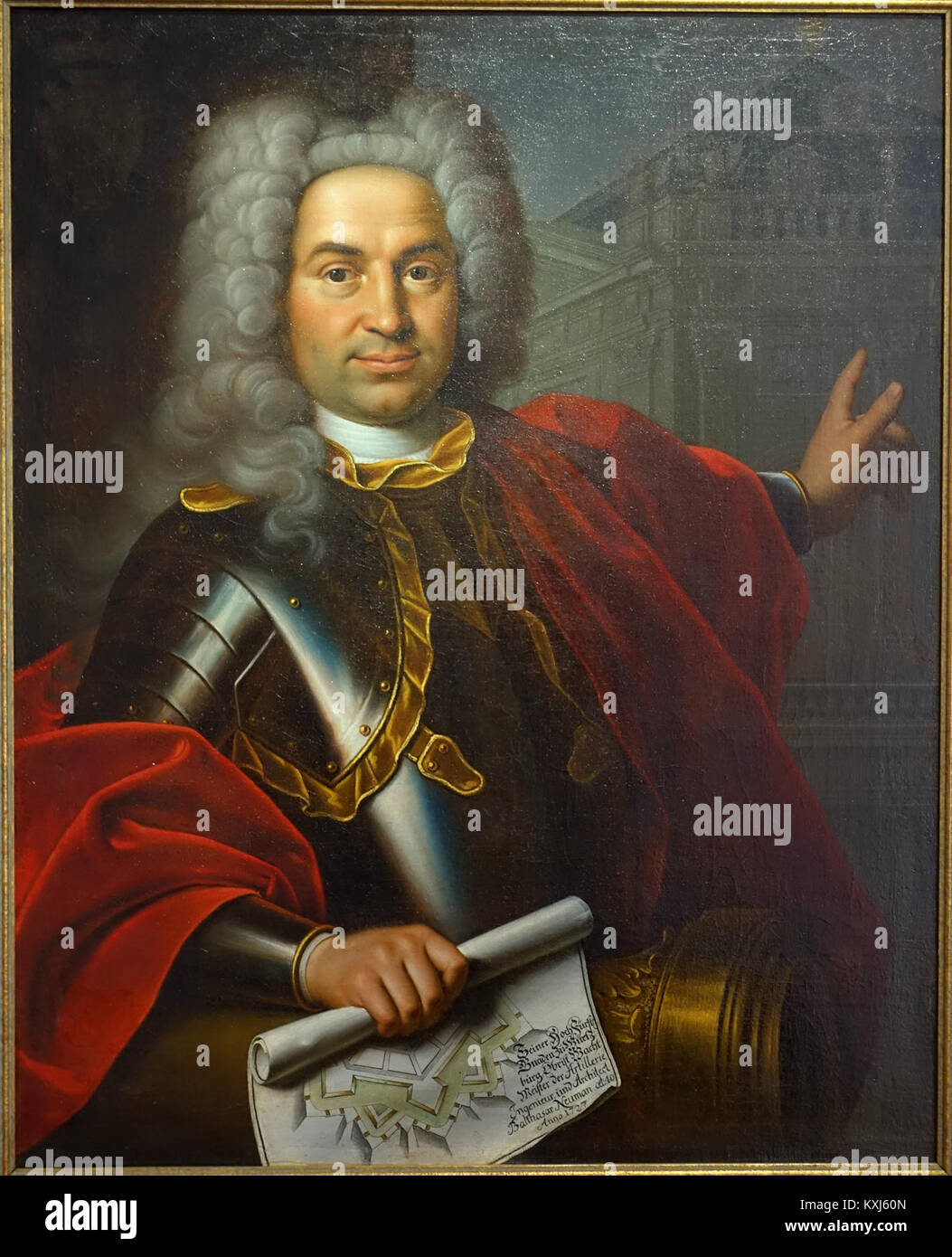 This portrait of Balthasar Neumann, created by Marcus Friedrich ...