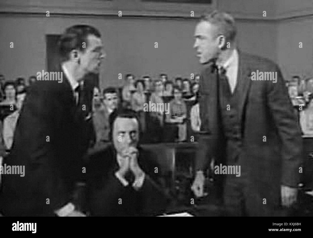 A trailer for the film 'Anatomymurder', depicting scenes of suspense ...