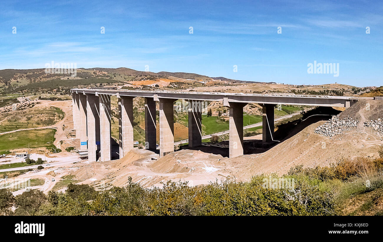 Algeria road and highway map hi-res stock photography and images - Alamy