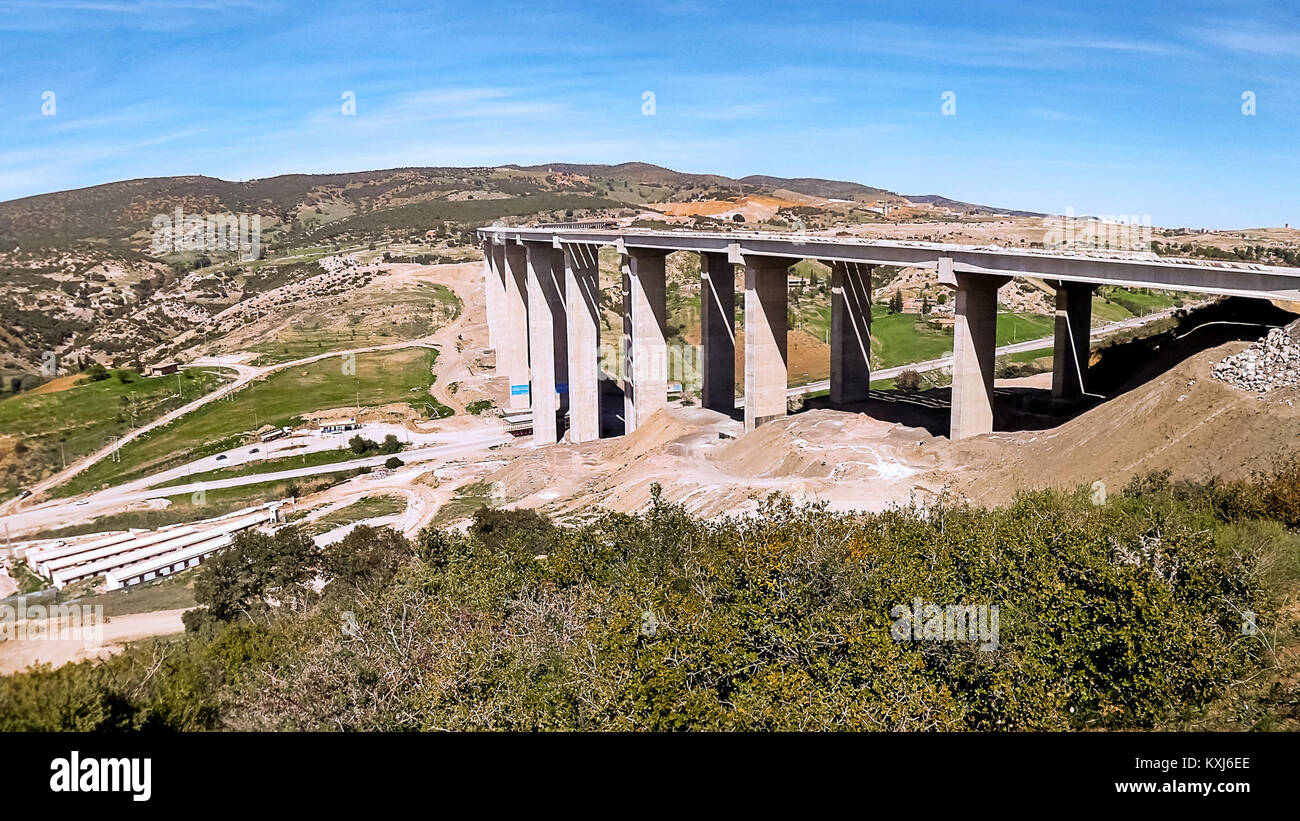 Algeria road and highway map hi-res stock photography and images - Alamy