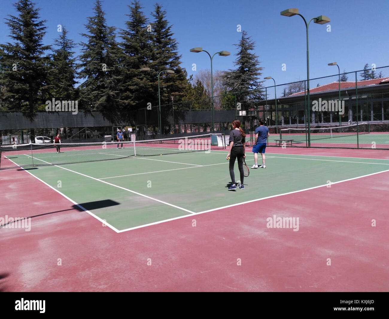 The Anadolu University Tennis Court in Turkey provides facilities for ...