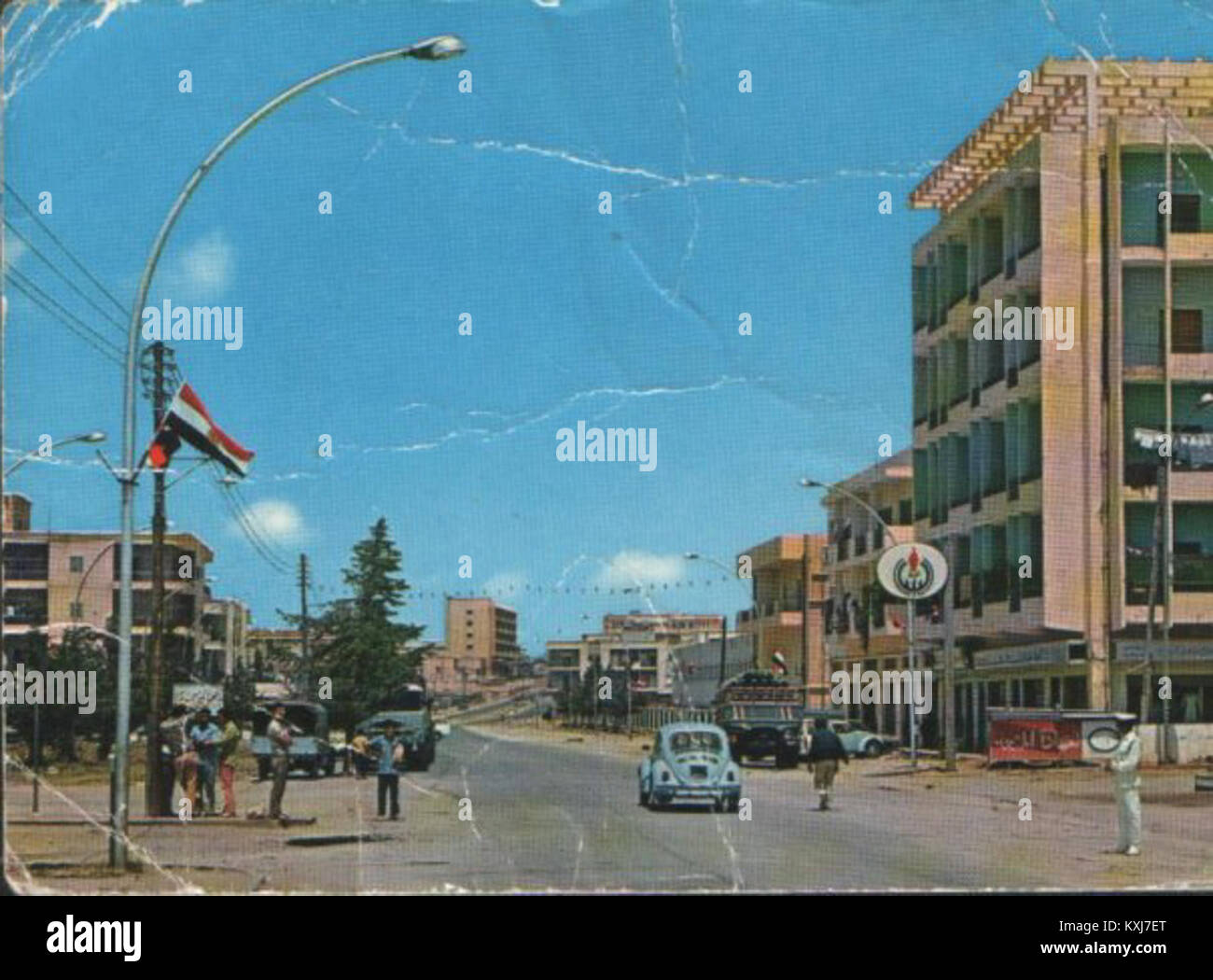 Al Oroba Street in Bayda (Libya, 1970′s Stock Photo - Alamy