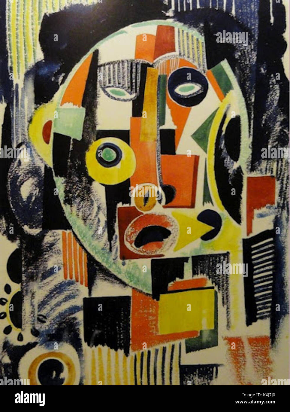 'Red Ocean Blue' (1915) by Amadeo de Souza-Cardoso is a painting from ...