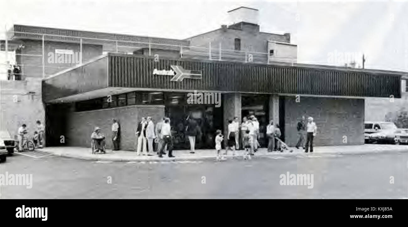 Photograph of Amtrak Schenectady Station in New York, taken in August ...