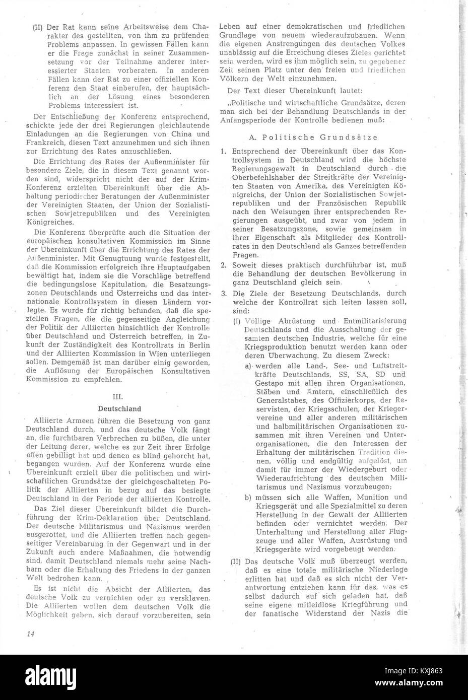 The „Amtsblatt des Kontrollrats in Deutschland – Ergänzungsblatt ...