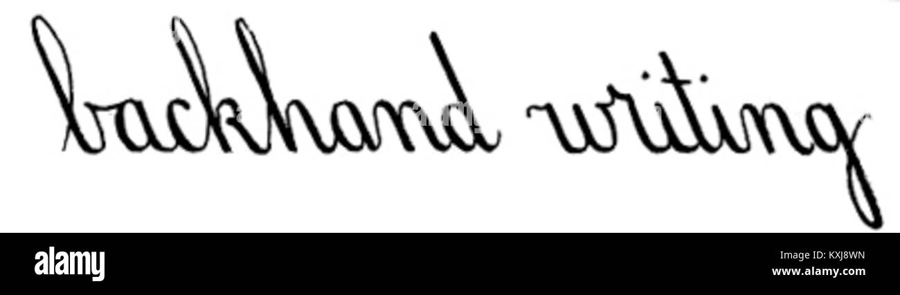 A study of backhand writing in paleography, focusing on the specific ...