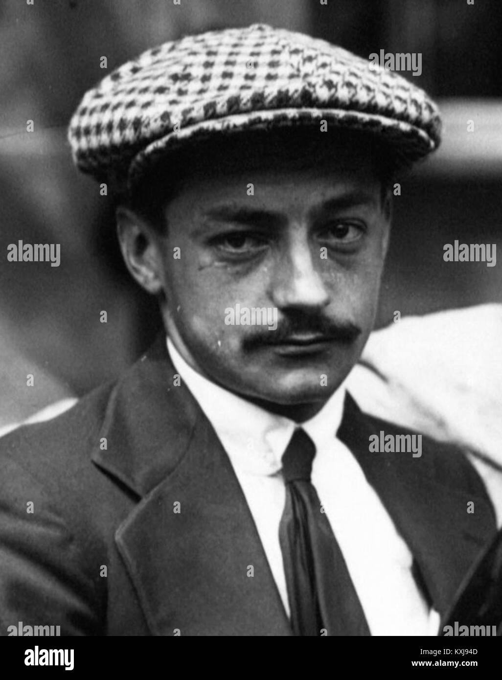 André Boillot at the 1914 French Grand Prix (cropped Stock Photo - Alamy