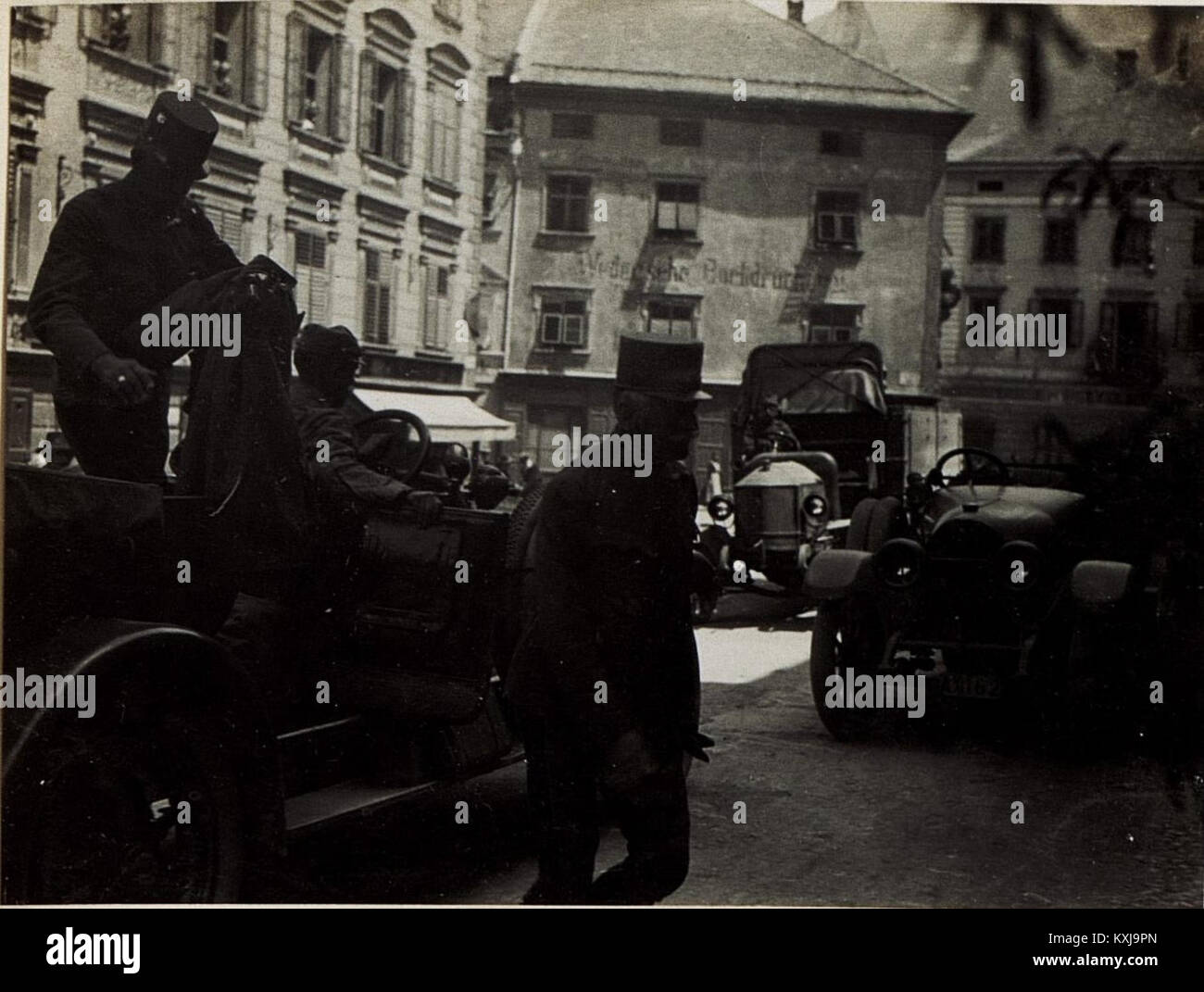 This image shows the arrival of Field Marshal Conrad after the ...