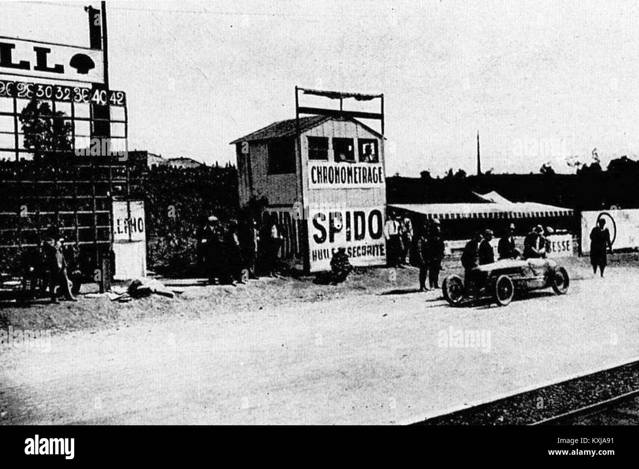 Anne-Cécile Rose-Itier, au Grand Prix de l'Algérie 1930 Stock Photo - Alamy
