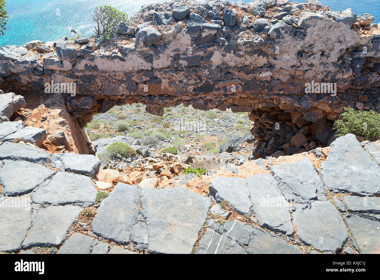 Texture white stone on the cliffs of the island of Crete Stock Photo ...