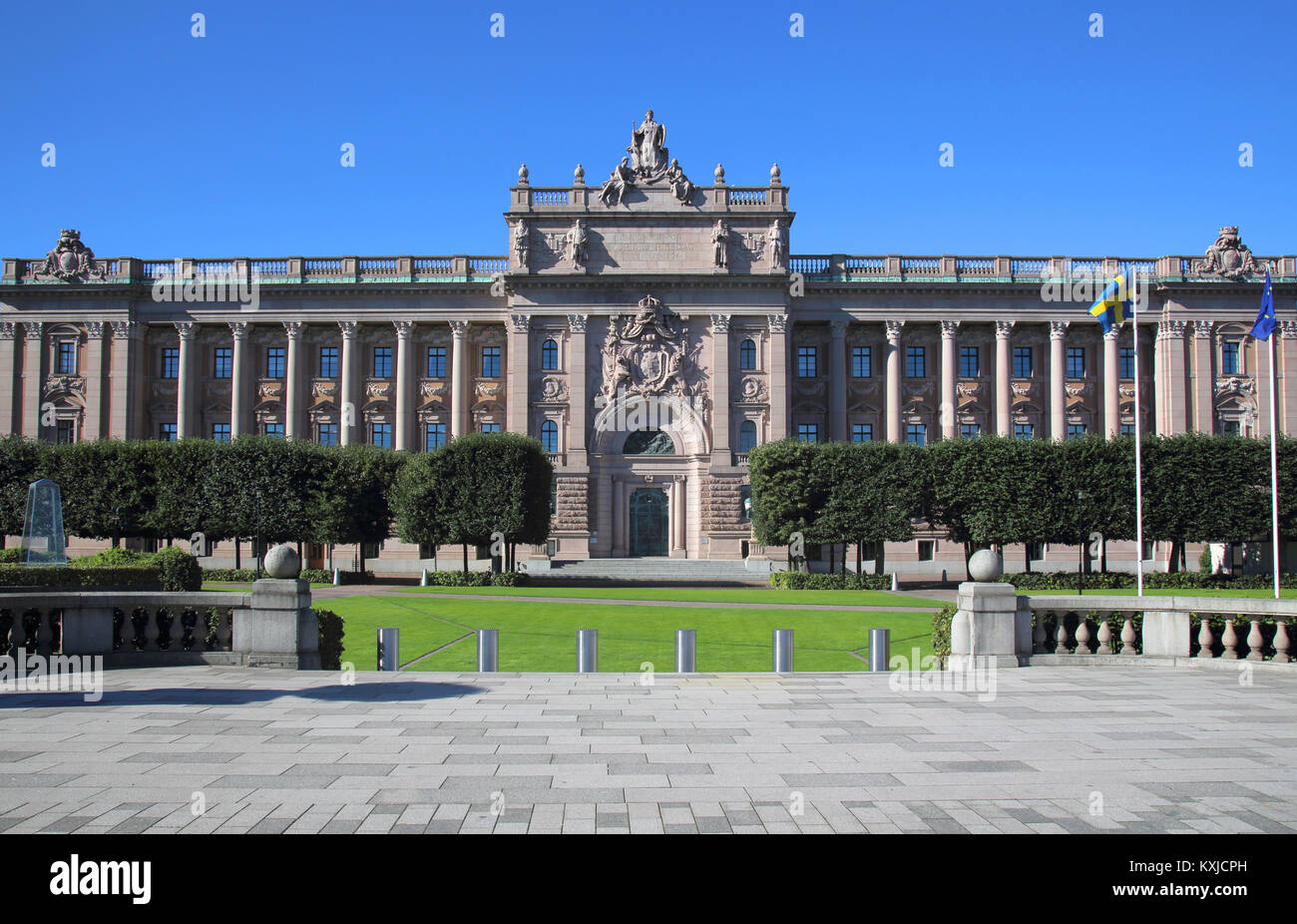stockholm parliament building sweden Stock Photo - Alamy