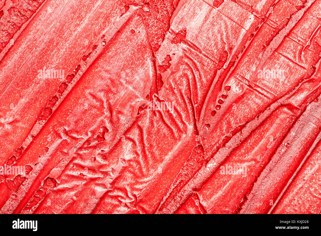 Red bumpy wall stucco texture background, crumpled leather imitation ...