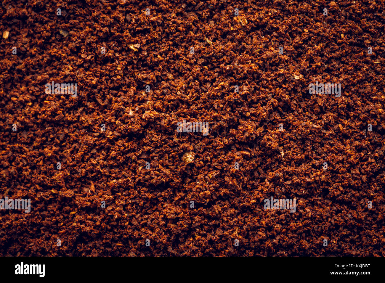 Ground Coffee macro background texture. Top view Stock Photo - Alamy