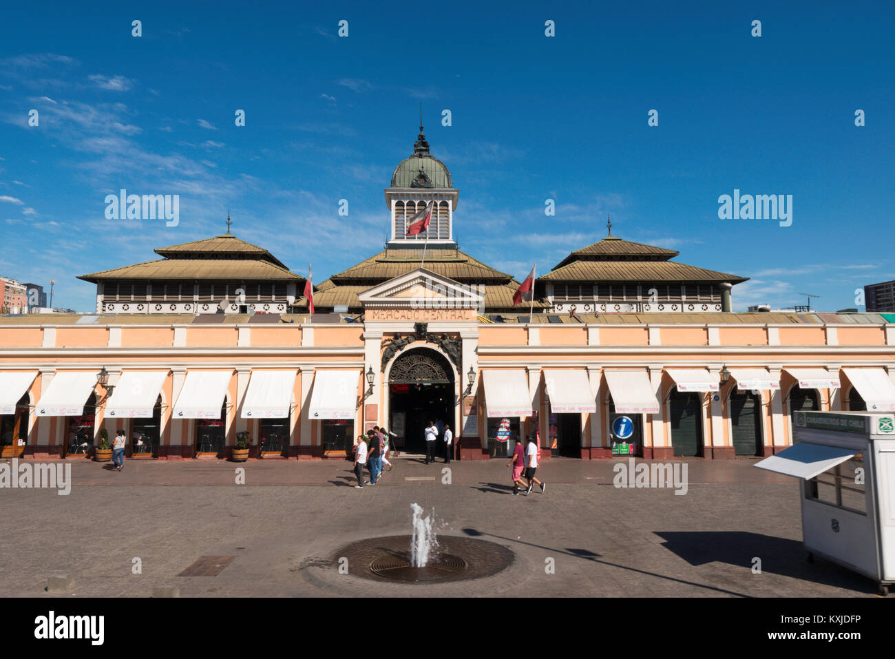 The Mercado Central de Santiago, Chile Stock Photo - Alamy