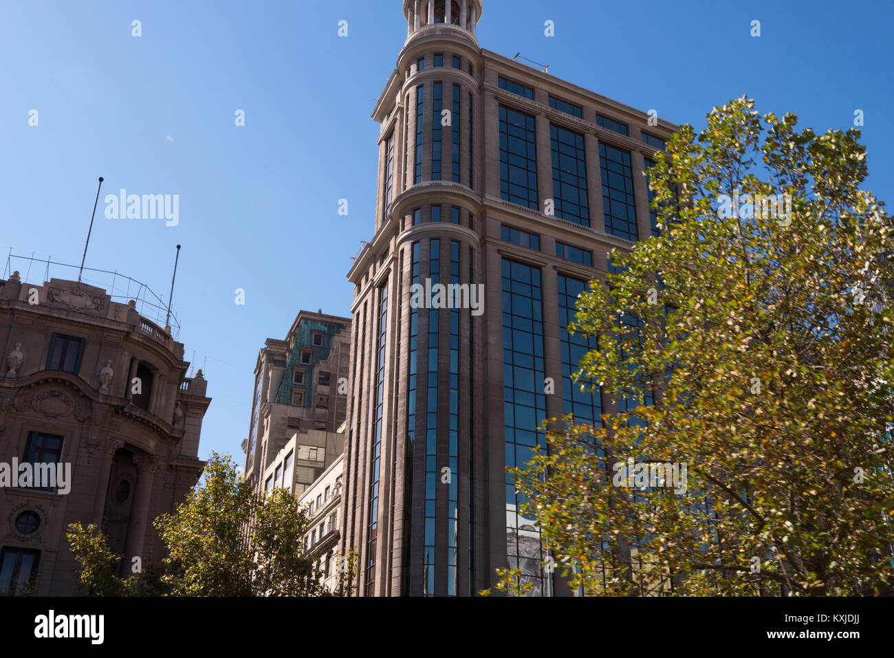 architecture of Santiago de Chile Stock Photo - Alamy