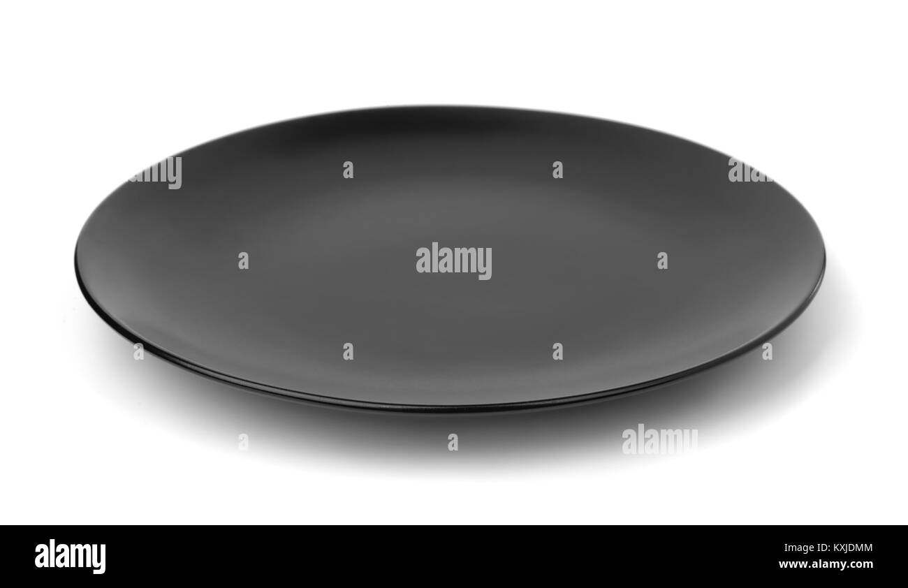 Black empty plate hi-res stock photography and images - Alamy