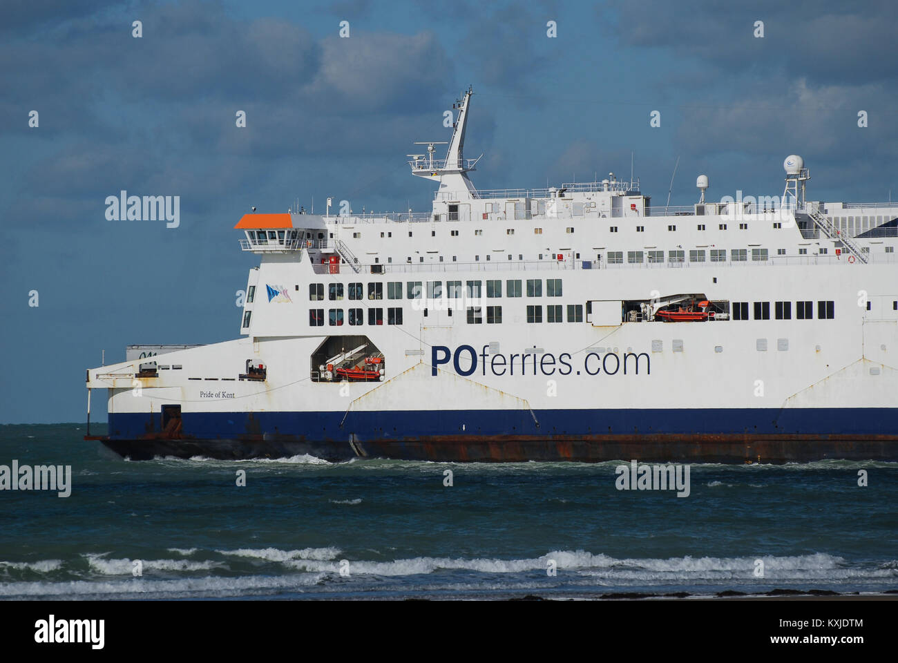 Calais, France - October 19 2011: The P and O Ferry Pride of Kent ...