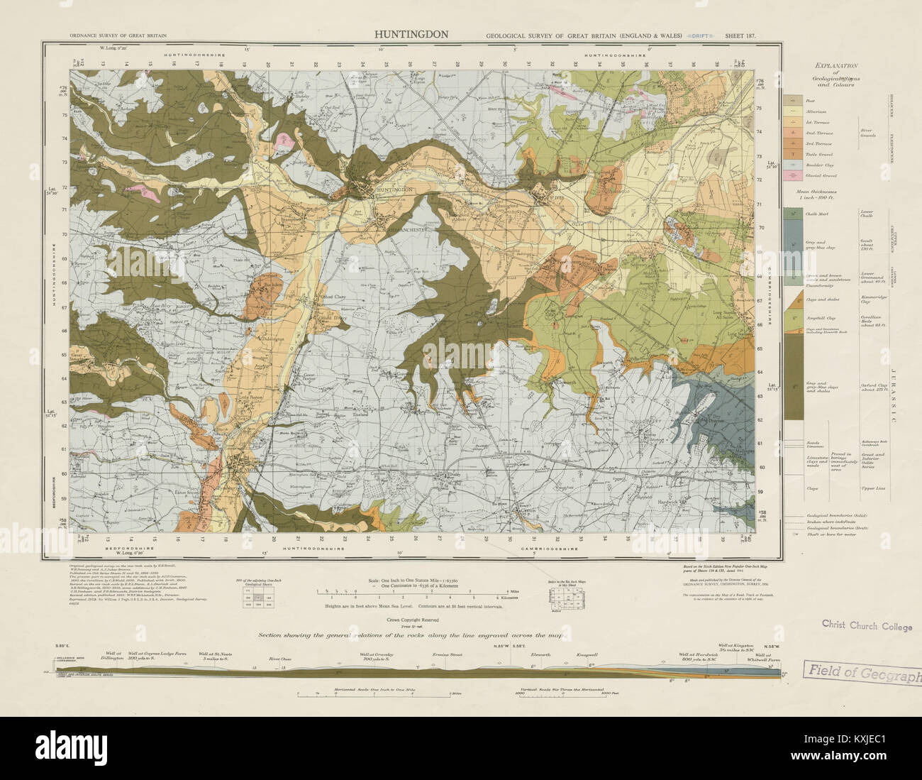 Geological survey great britain map hi-res stock photography and images ...
