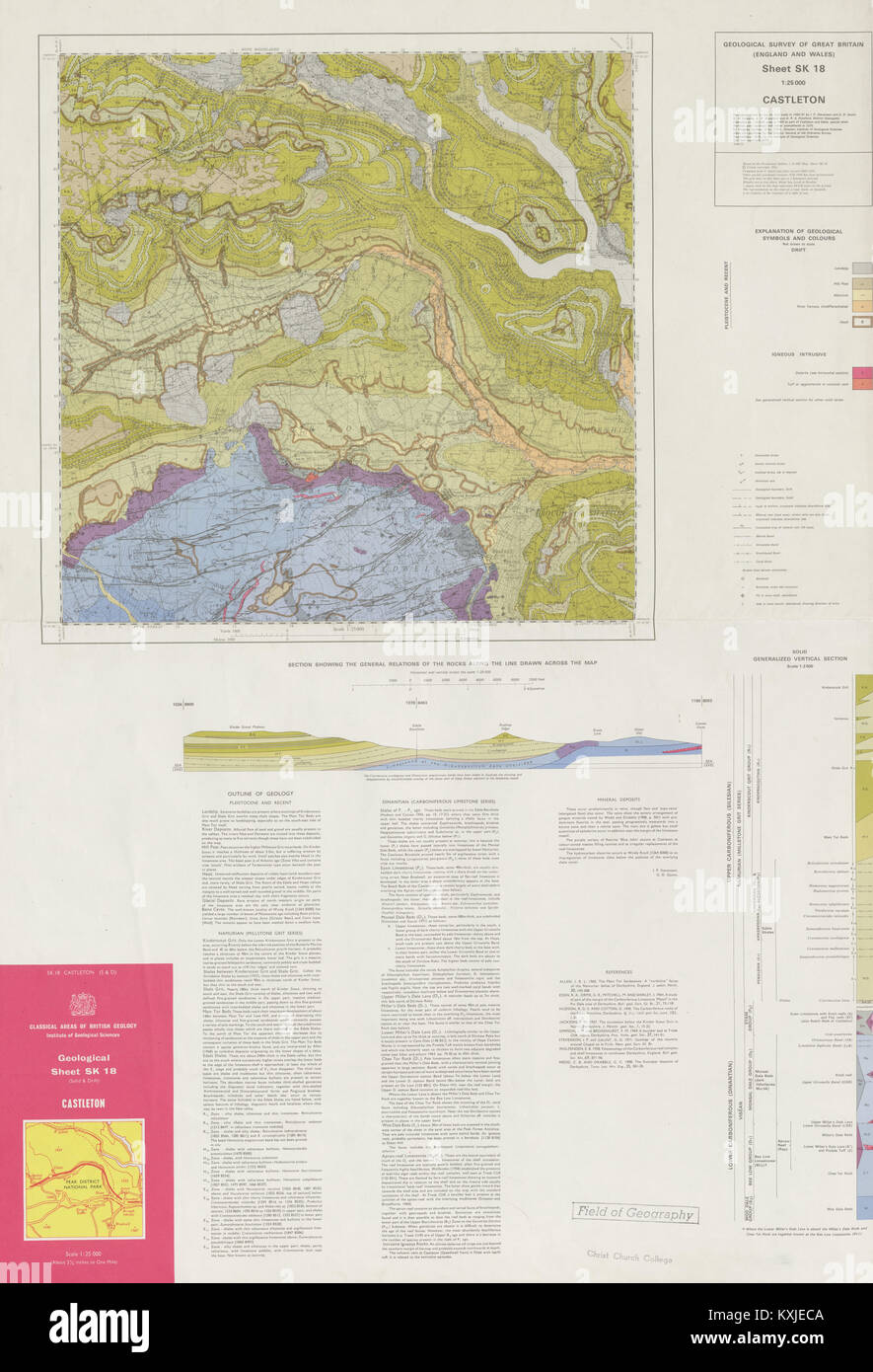 Geological survey great britain map hi-res stock photography and images ...
