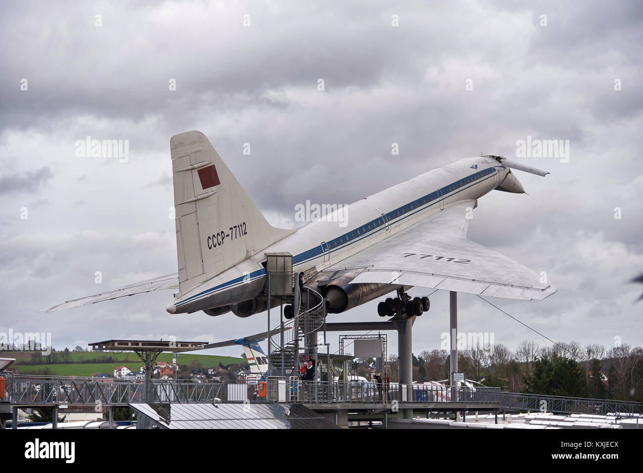 The Concorde and the Tupolev 144 from the Technik Museum Sinsheim ...