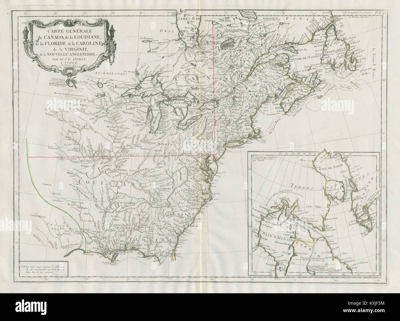 Map of canada 1776 hi-res stock photography and images - Alamy