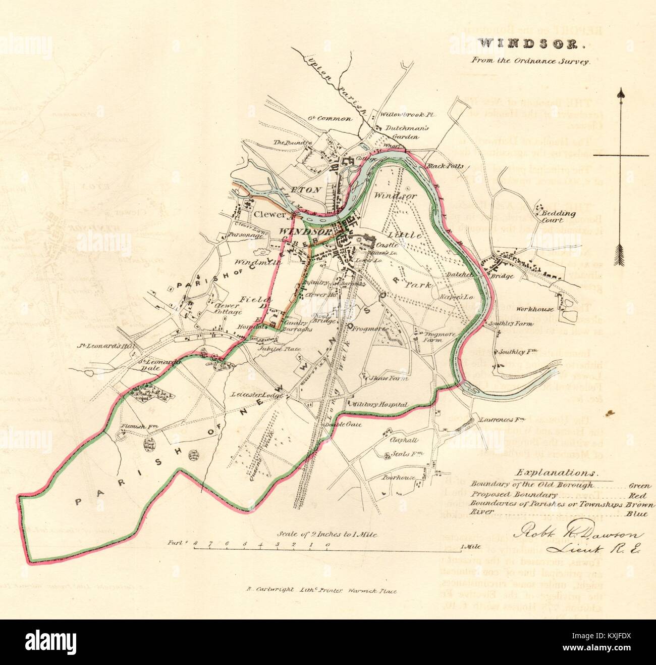 Windsor park map hi-res stock photography and images - Alamy