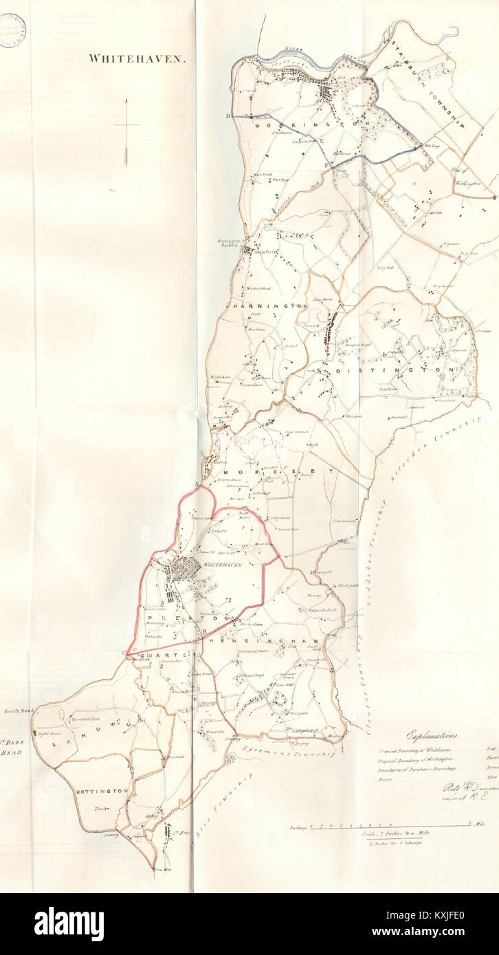 Workington map hi-res stock photography and images - Alamy