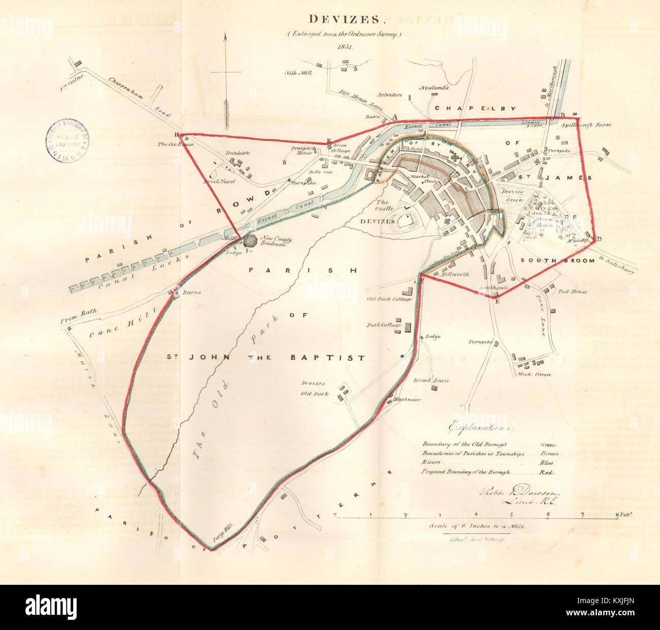 Map of devizes hi-res stock photography and images - Alamy