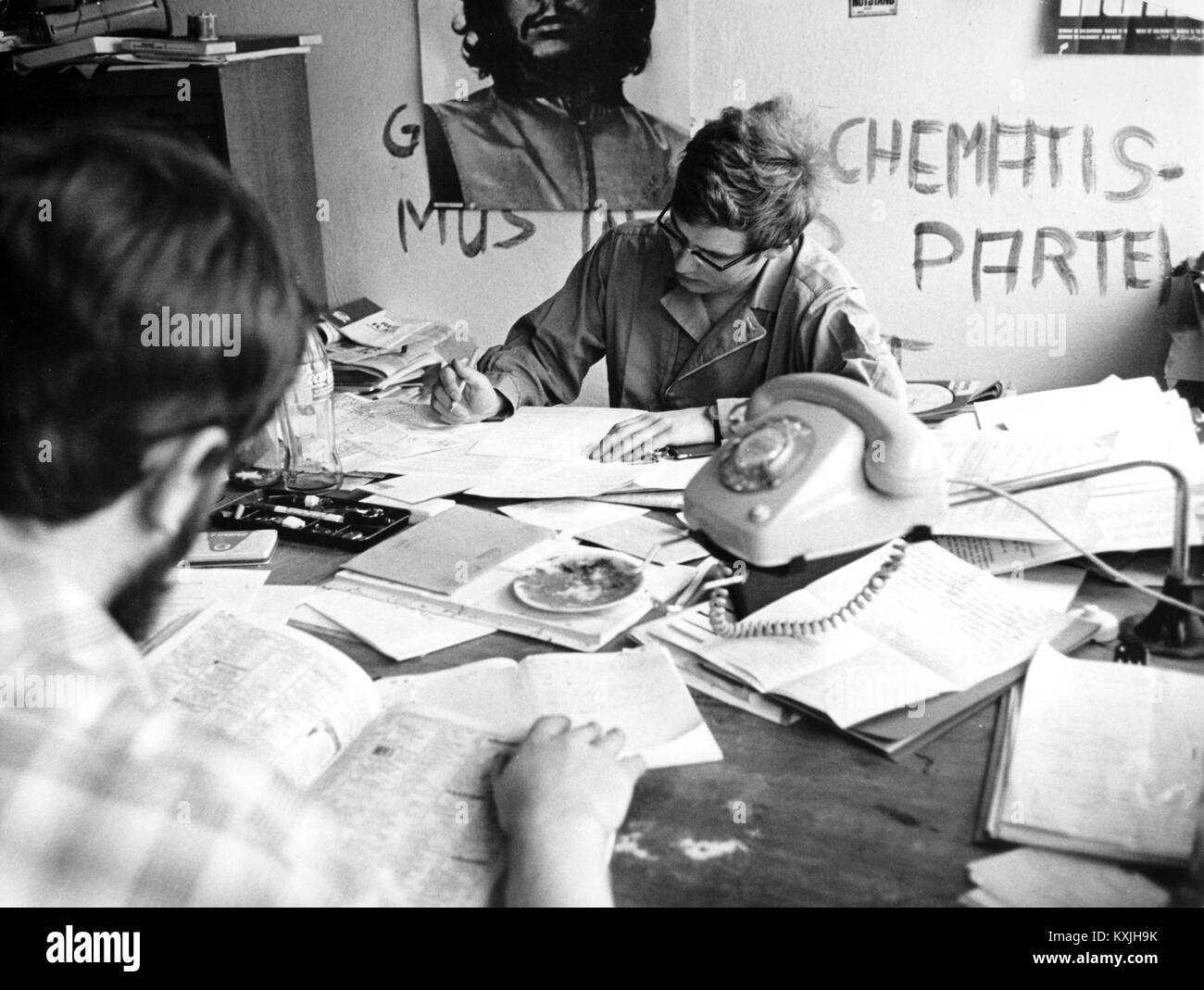 The Federal President of the Socialist German Student Union (SDS), Karl ...