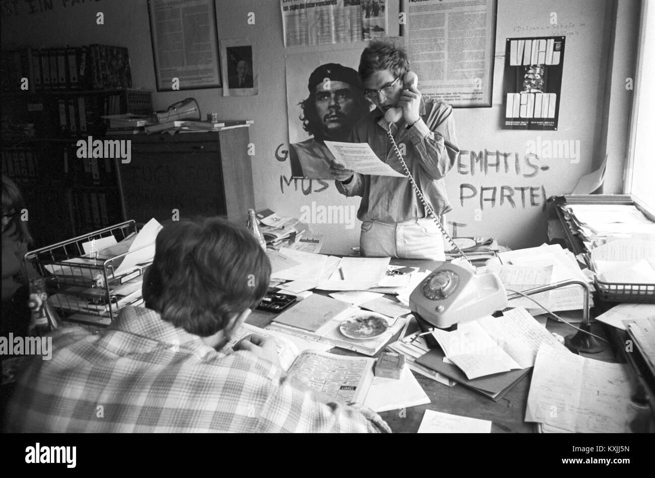 SDS (Socialist German Student Union) chairman Karl-Dietrich Wolff ...