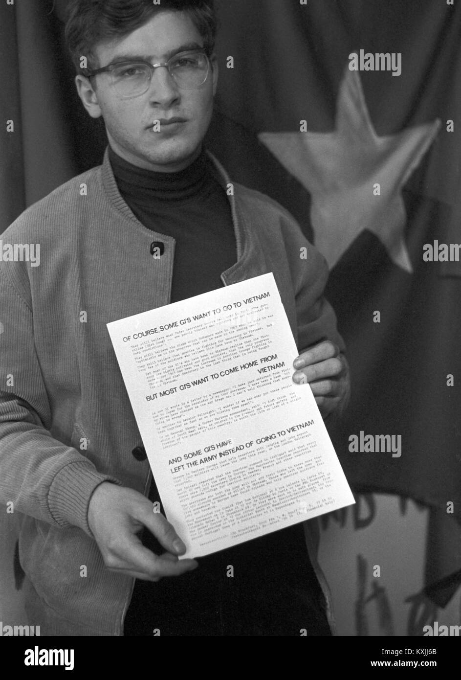 Chairman of SDS (Socialist German Student Union) Frankfurt Karl ...