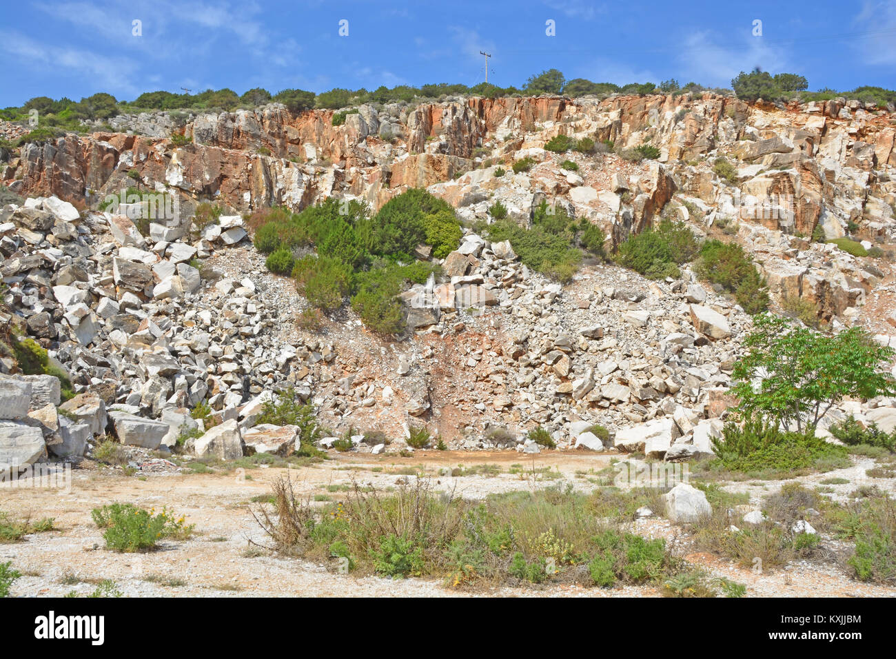 Ancient marble quarries, paros hi-res stock photography and images - Alamy