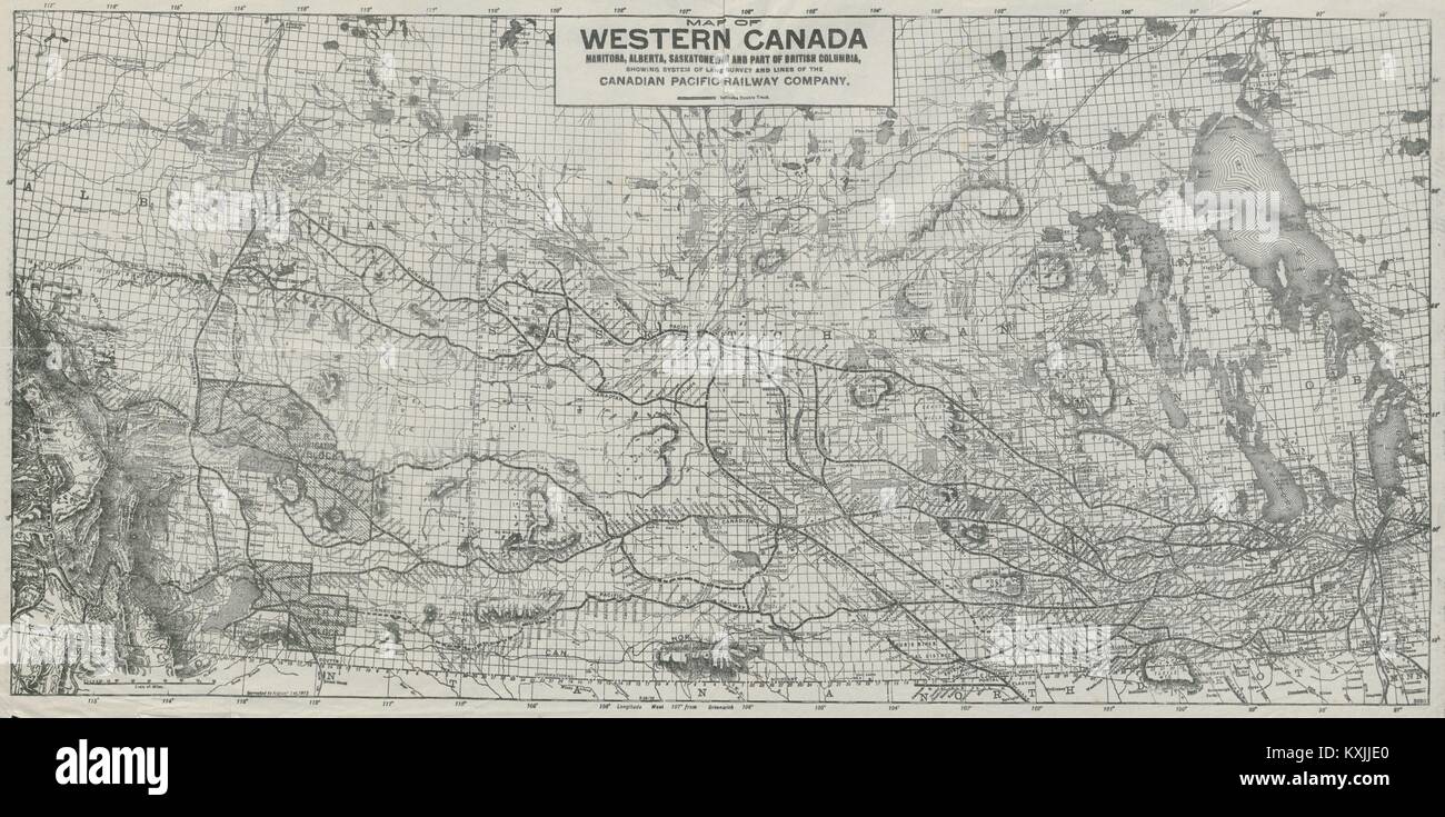 Map of pacific railway hi-res stock photography and images - Alamy