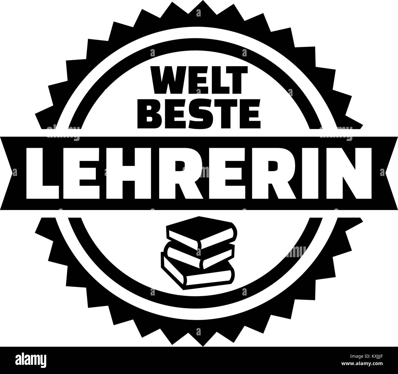 Worlds best female teacher german Stock Vector Image & Art - Alamy