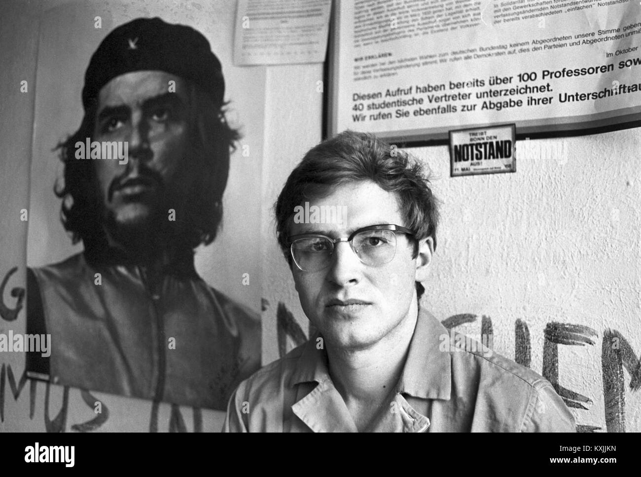 SDS (Socialist German Student Union) chairman Karl-Dietrich Wolff ...