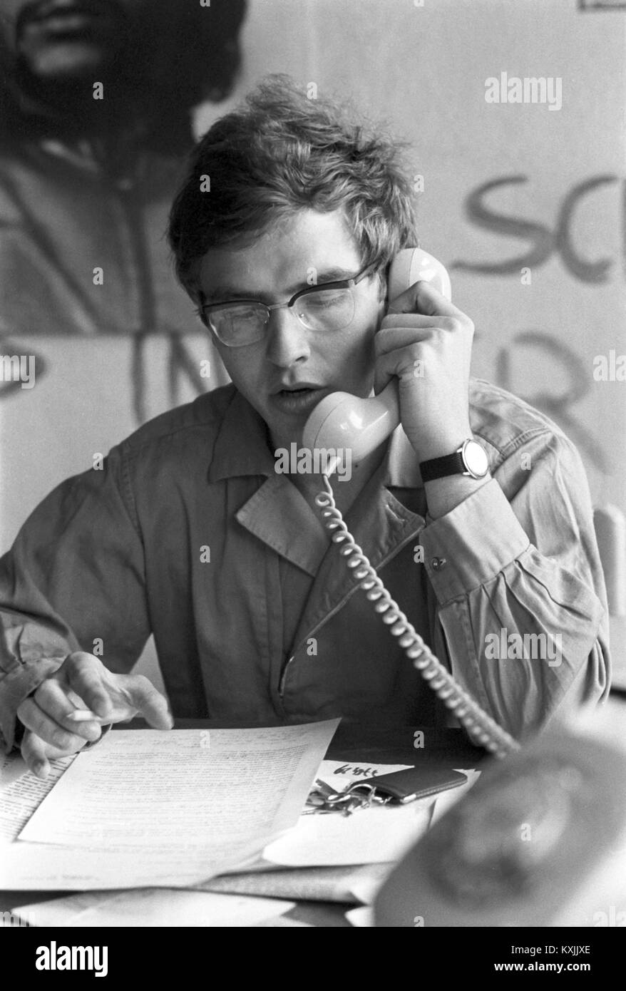 SDS (Socialist German Student Union) chairman Karl-Dietrich Wolff ...