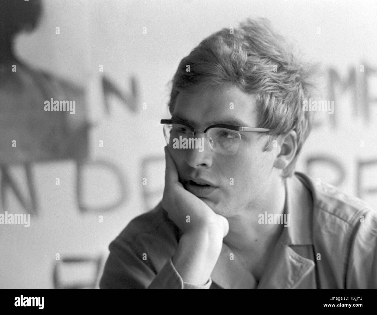 SDS (Socialist German Student Union) chairman Karl-Dietrich Wolff ...