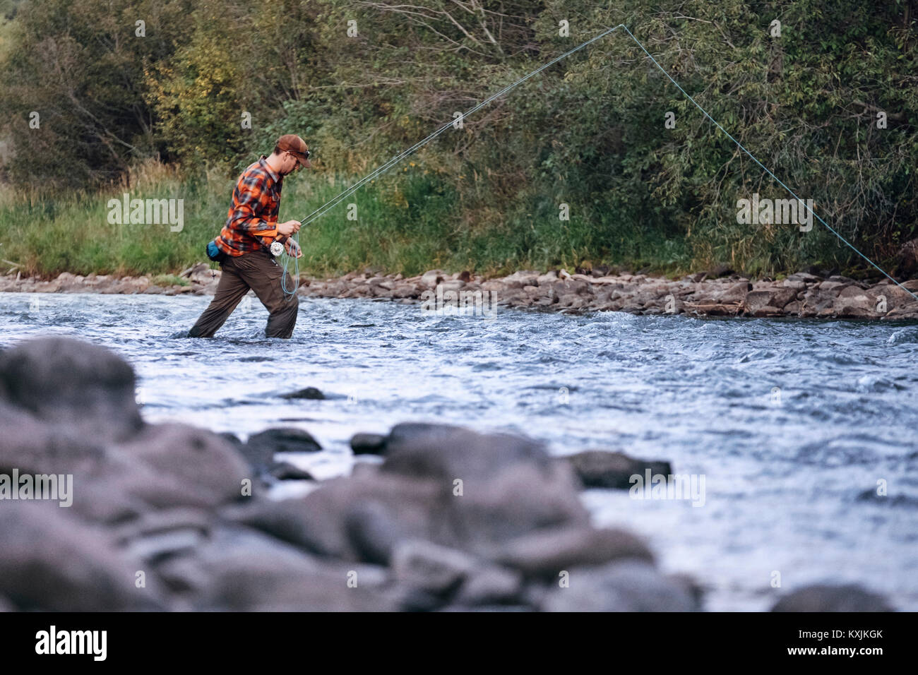 Wading river hi-res stock photography and images - Alamy